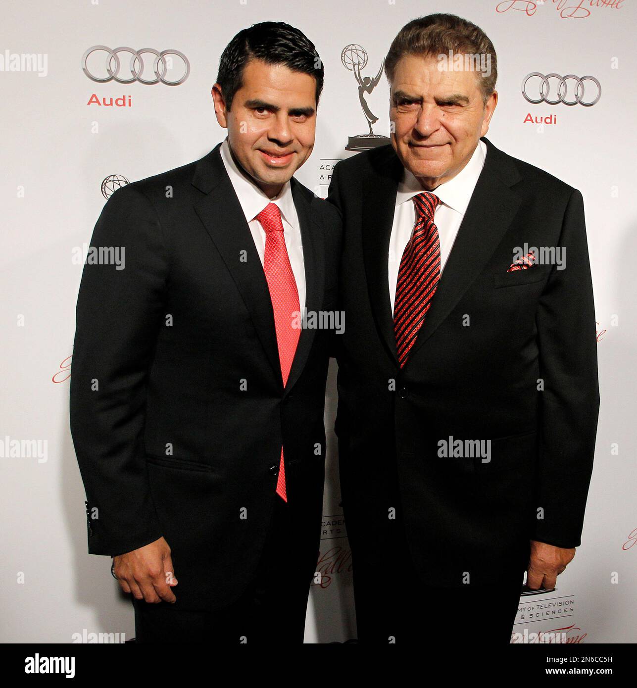 BEVERLY HILLS, CA - MARCH 1: (L-R) Cesar Conde, President of Univision ...