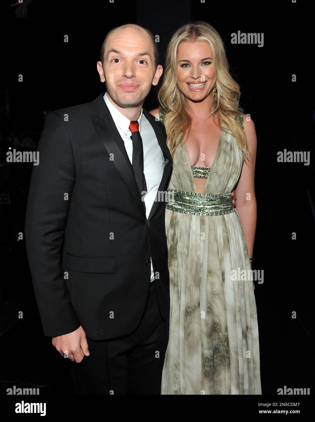 LOS ANGELES, CA - SEPTEMBER 10: (L-R) Paul Scheer and Rebecca Romijn ...