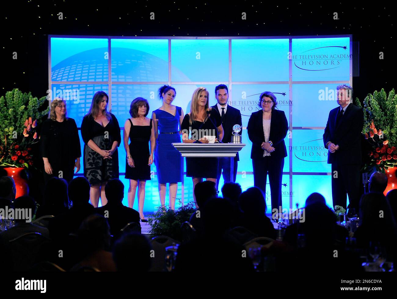 BEVERLY HILLS, CA - MAY 5: Executive Producer, Lori McCreary (C)accepts the award for "The 16th ...
