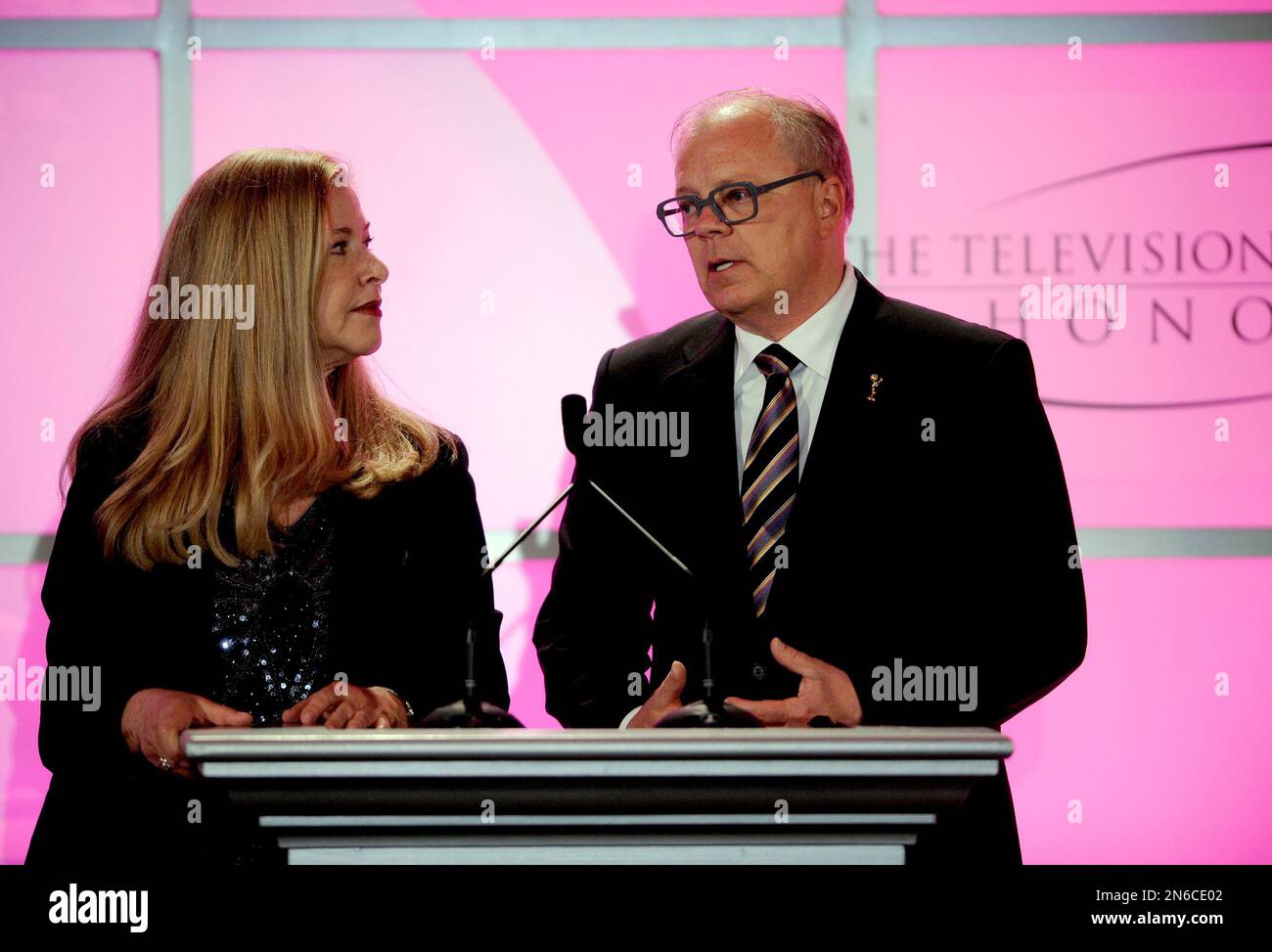 BEVERLY HILLS, CA - MAY 5: (L-R) TV Academy Honors Committee Co-Chair ...