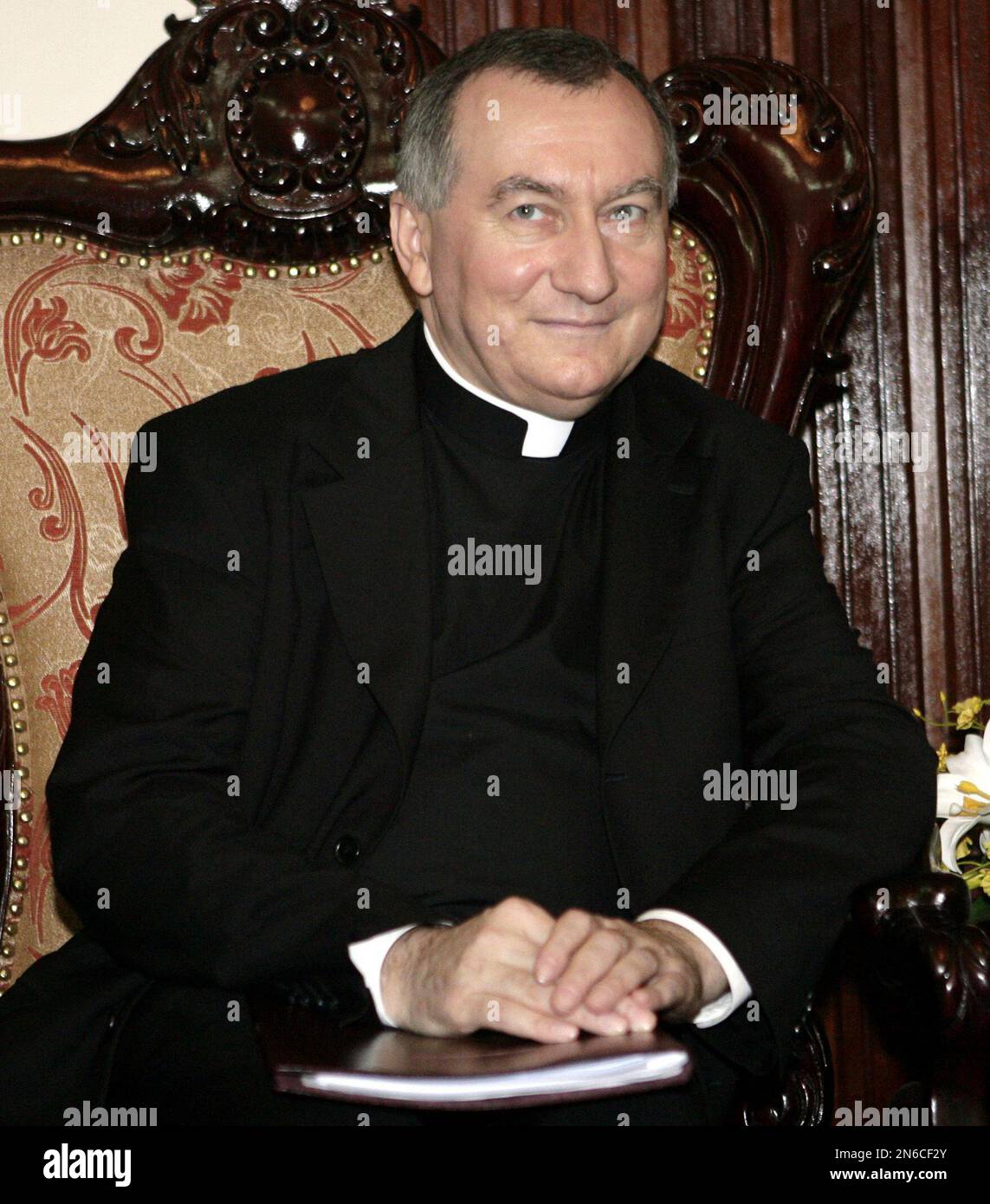 FILE - In this Feb. 19, 2009 file photo Monsignor Pietro Parolin ...