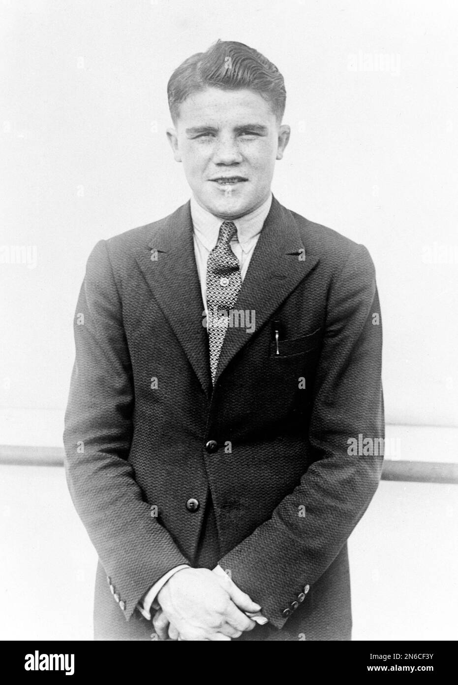 English and European Bantamweight Champion Teddy Baldock, in England ...