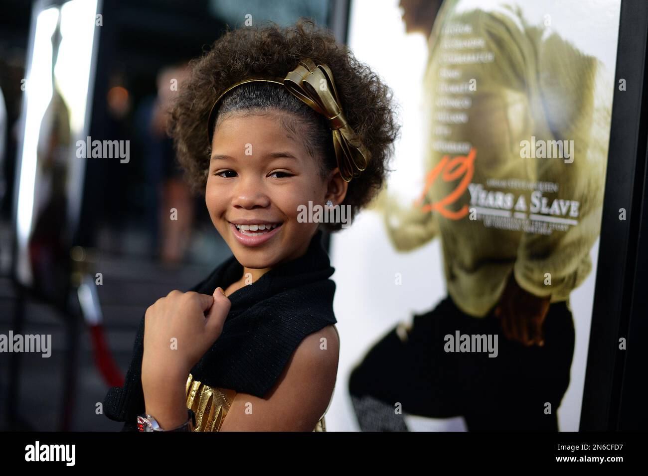 Actress Storm Reid arrives at the special screening of "12 Years A ...