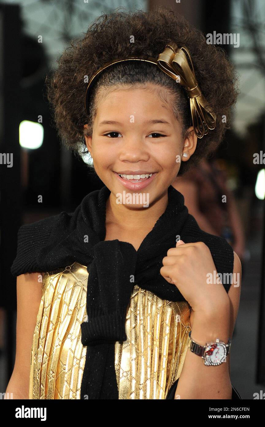 Actress Storm Reid arrives at the special screening of "12 Years A ...