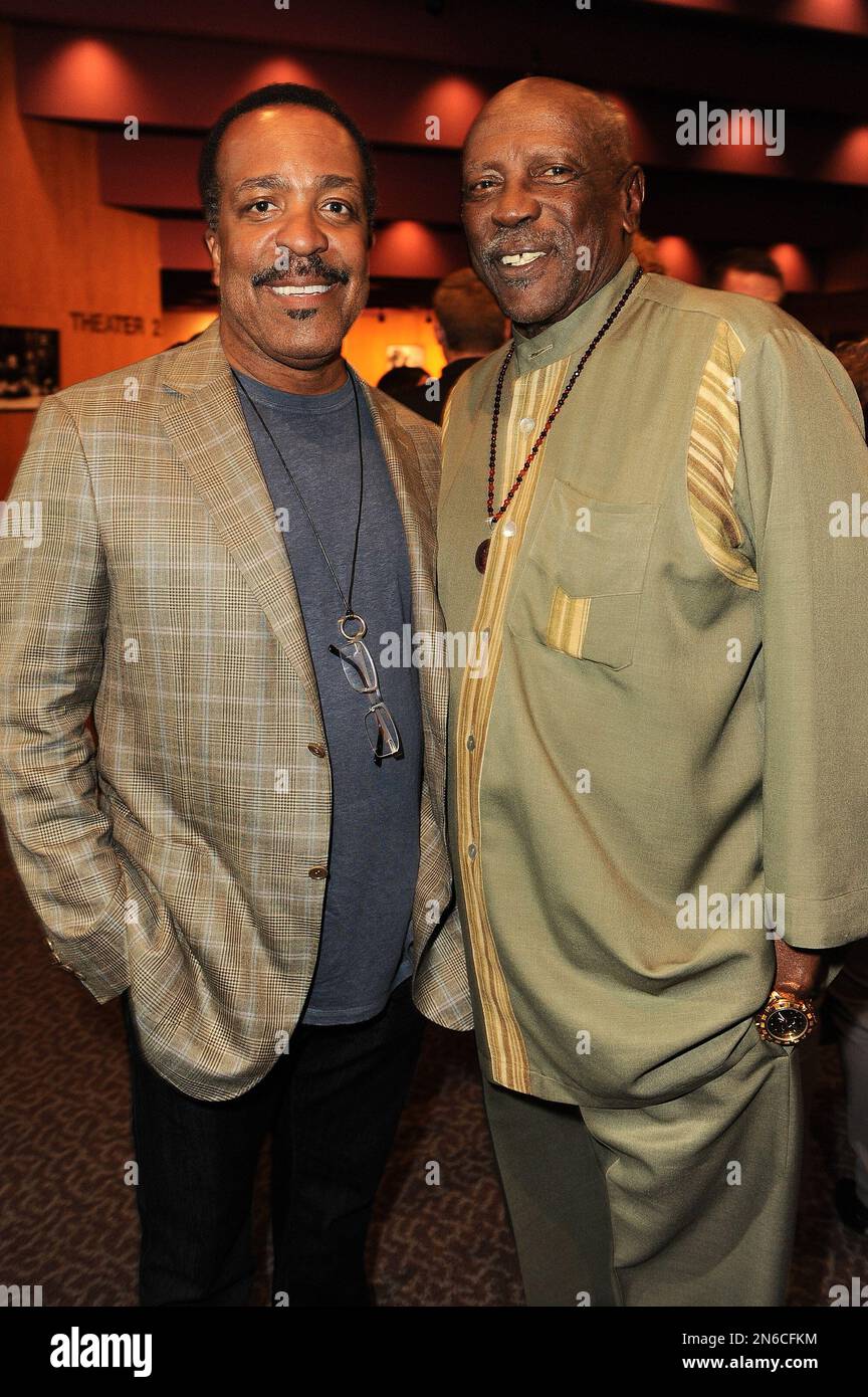 Louis Gossett Jr., right, and Robert Gossett attend the special ...