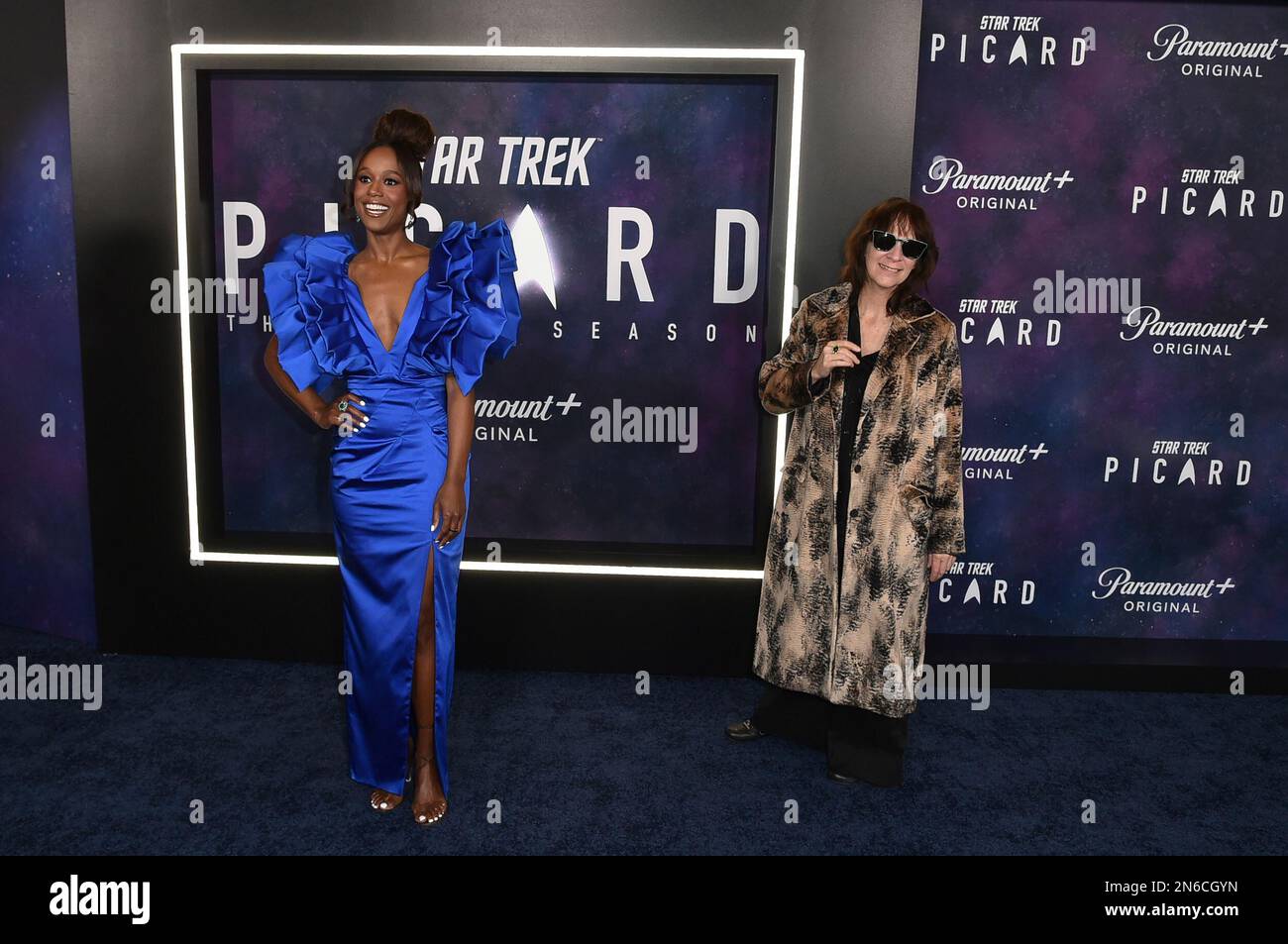 Ashlei Sharpe Chestnut, left, and Amanda Plummer arrive at the premiere ...