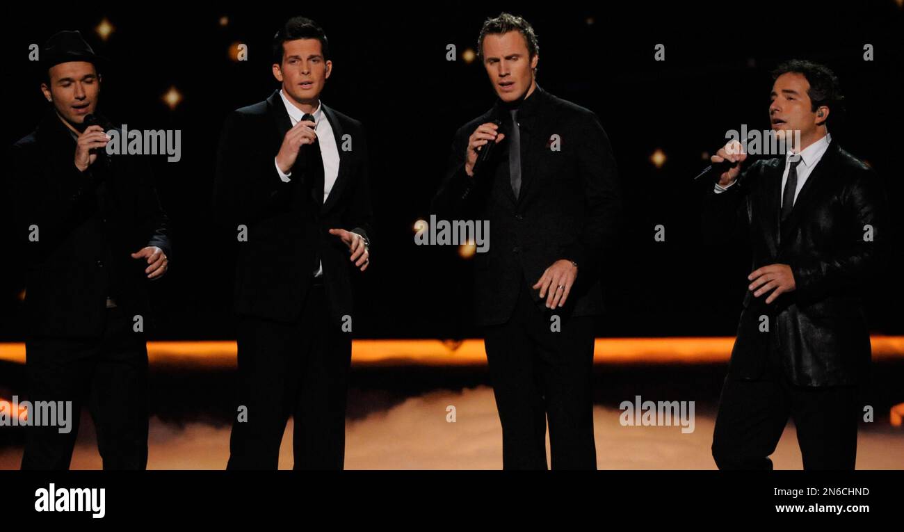LOS ANGELES, CA - SEPTEMBER 18: The Canadian Tenors perform onstage at ...