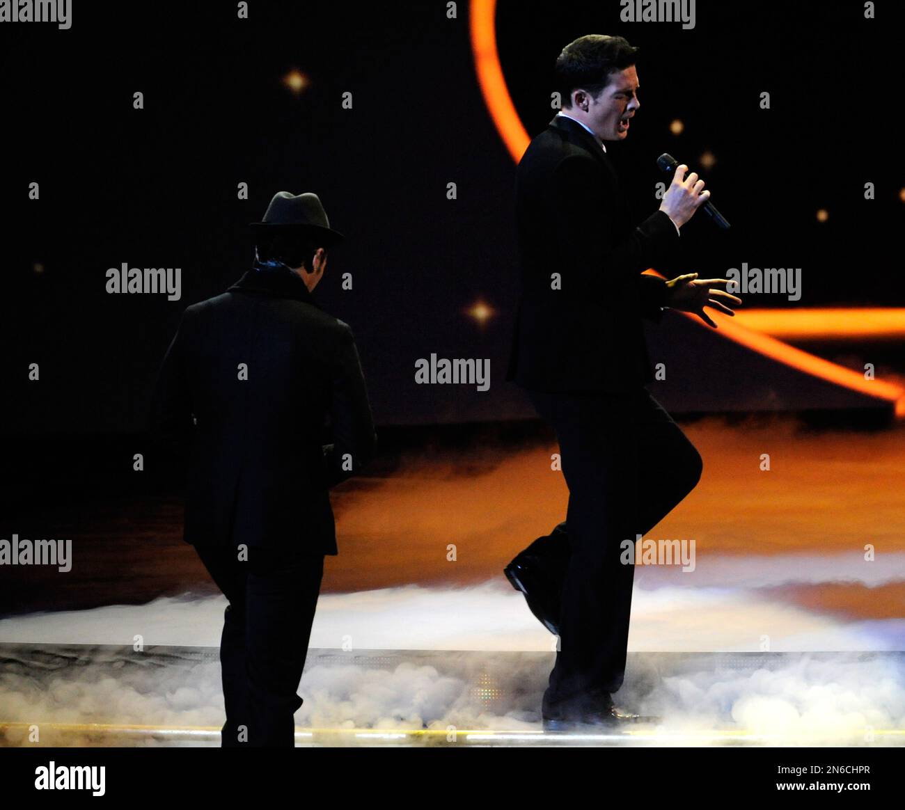 LOS ANGELES, CA - SEPTEMBER 18: The Canadian Tenors perform onstage at ...