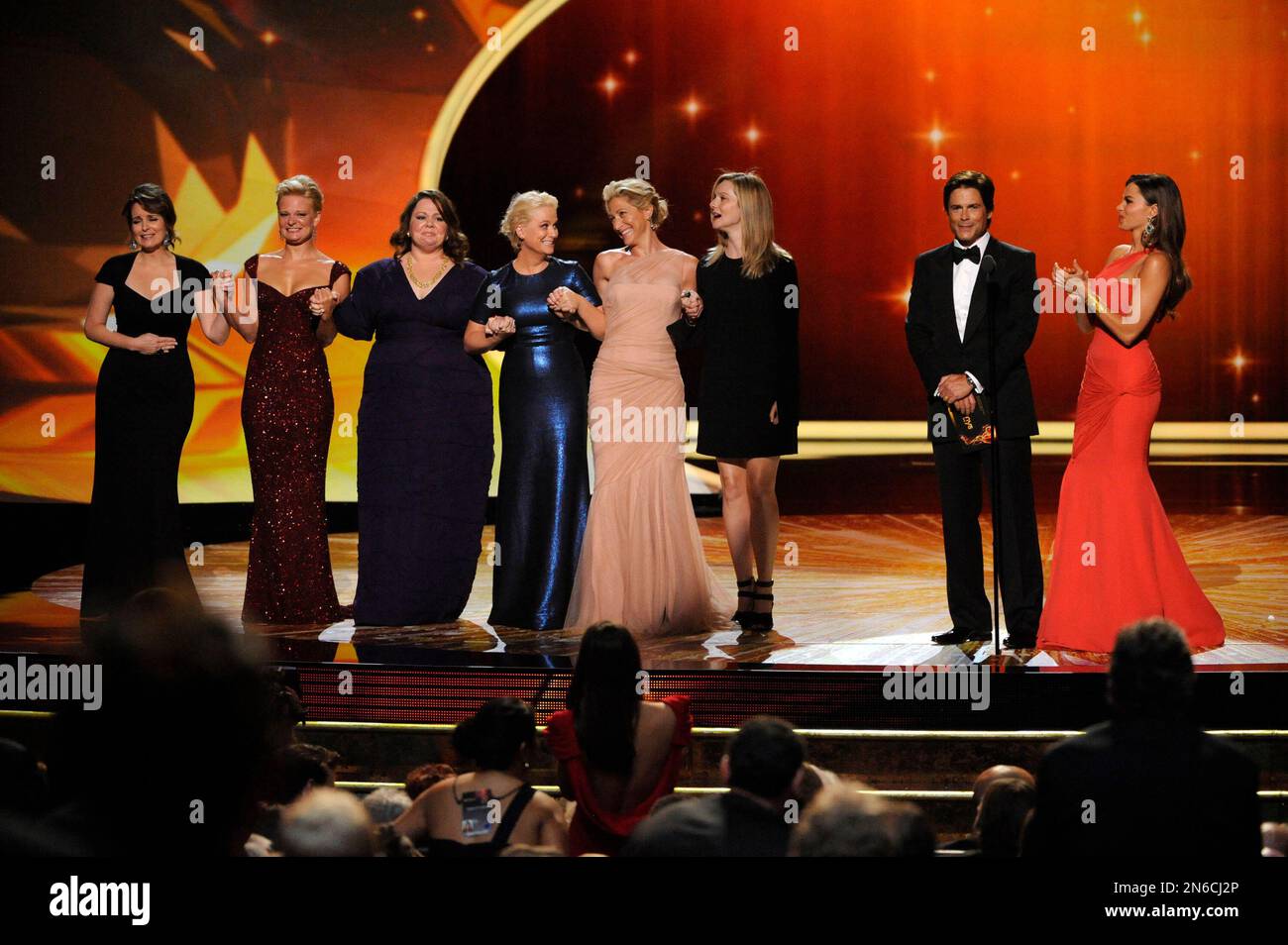 LOS ANGELES, CA - SEPTEMBER 18: (L-R) Tina Fey, Martha Plimpton ...
