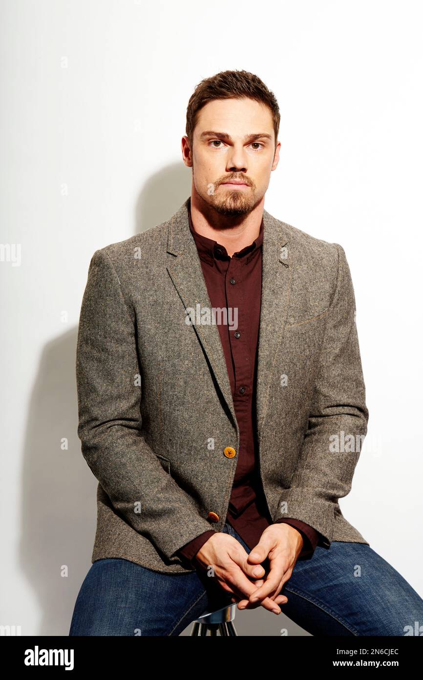 Actor and star of The CW's "Beauty and the Beast," Jay Ryan poses for a ...