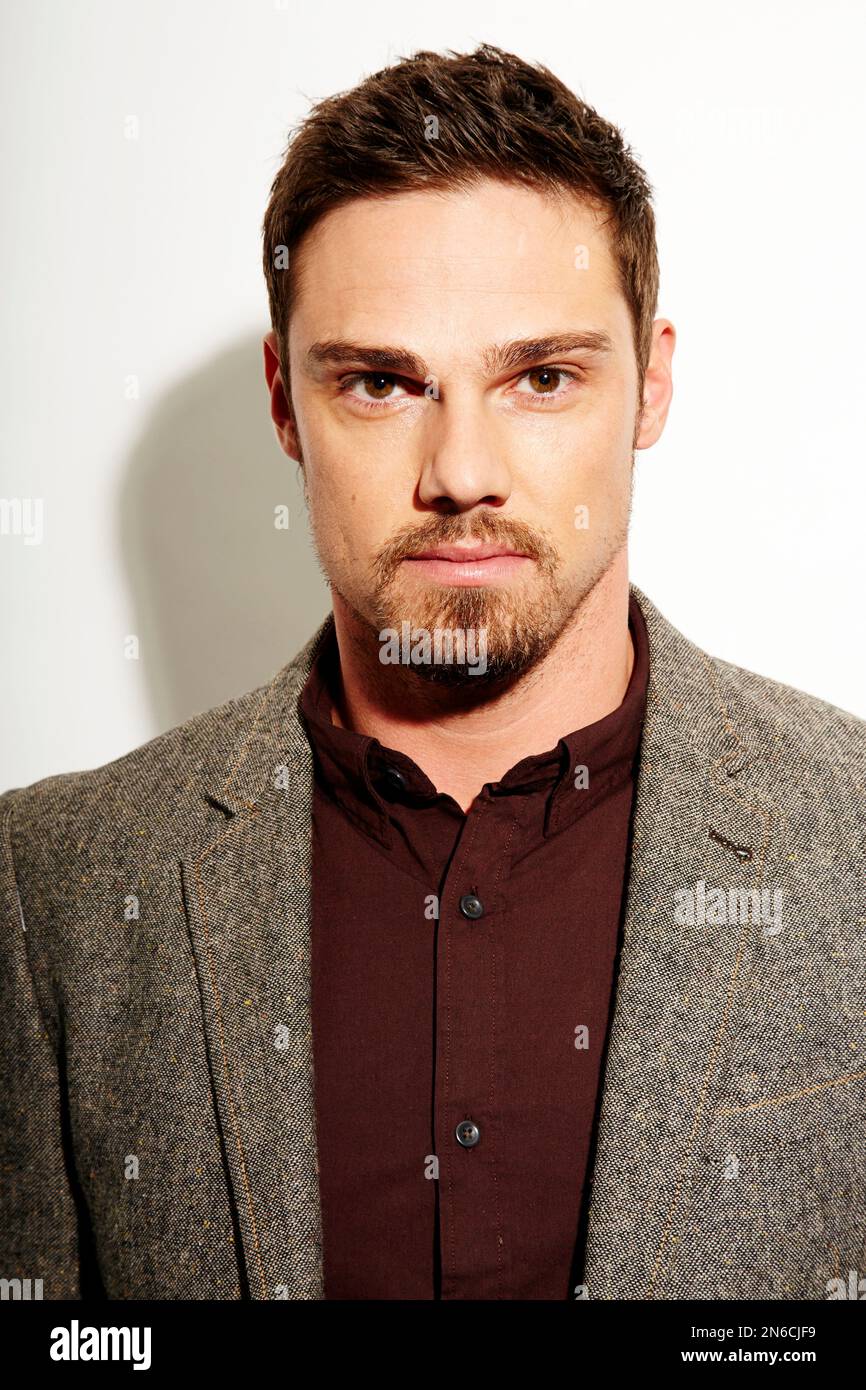 Actor and star of The CW's "Beauty and the Beast," Jay Ryan poses for a ...