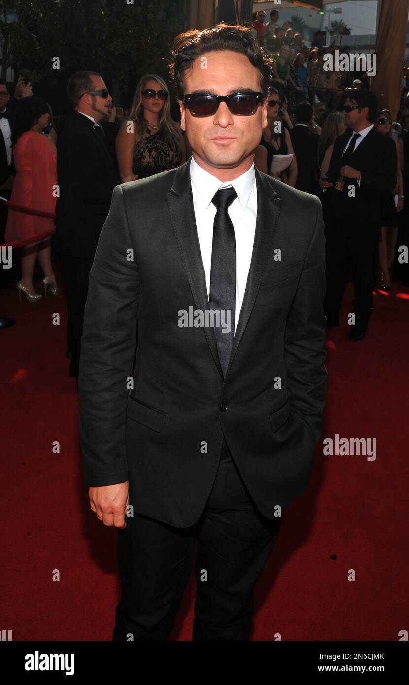 LOS ANGELES, CA - SEPTEMBER 18: Johnny Galecki arrives at the Academy ...