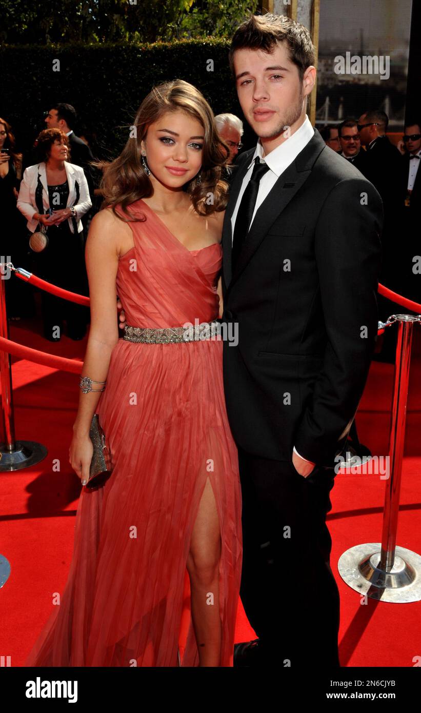 LOS ANGELES, CA - SEPTEMBER 18: Sarah Hyland and Matt Prokop arrive at ...