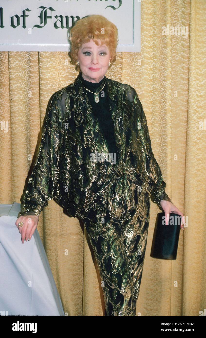 LOS ANGELES, CA - MARCH 24,1985: Actress Lucille Ball arrives at the ...