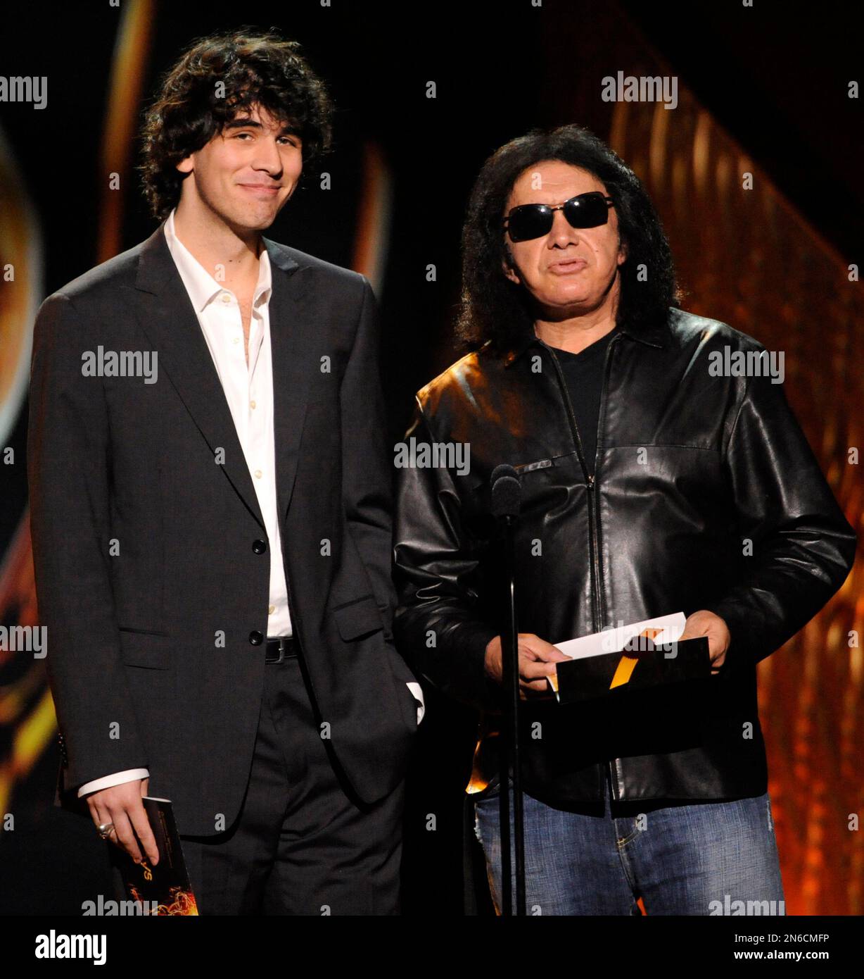 LOS ANGELES, CA - SEPTEMBER 10: (L-R) Nick Tweed-Simmons and Gene ...