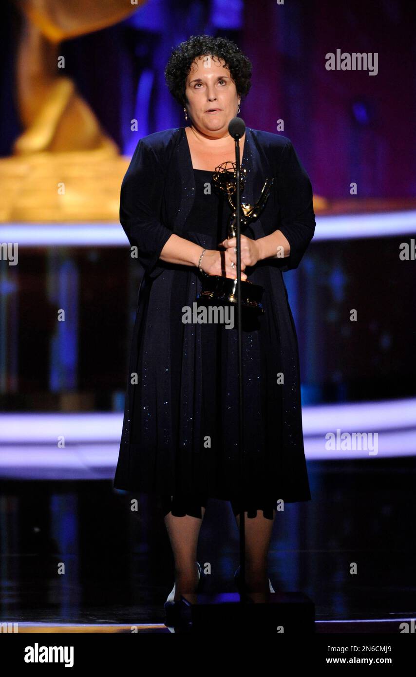 LOS ANGELES, CA - SEPTEMBER 10: Sue Federman onstage accepting the ...