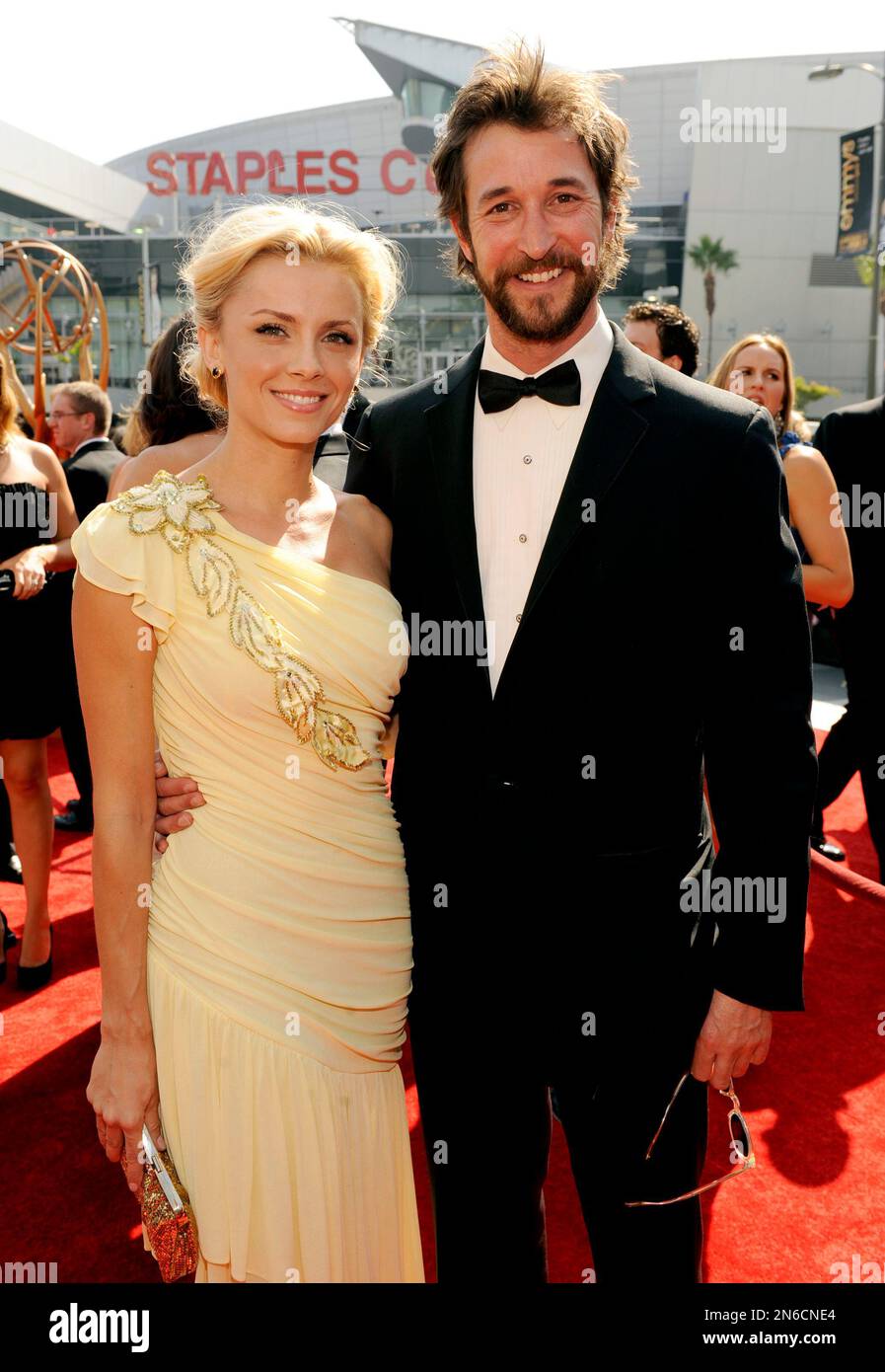 LOS ANGELES, CA - SEPTEMBER 10: (L-R) Sara Wells and Noah Wyle attends the Academy of Television ...