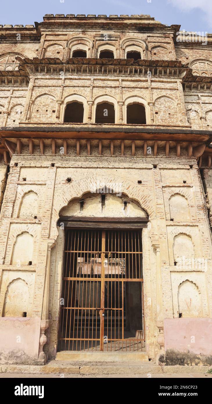 Entrance of Baldevgarh Fort Palace, Built by Maharaja Vikramajit Singh ...