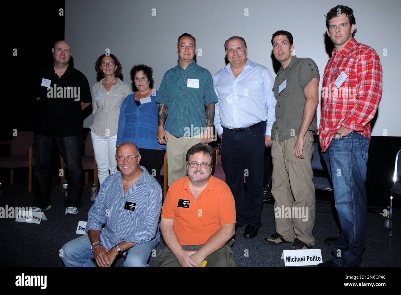 SANTA MONICA, CA - AUGUST 27: L-R): Moderator Shawn Ryan, speakers ...