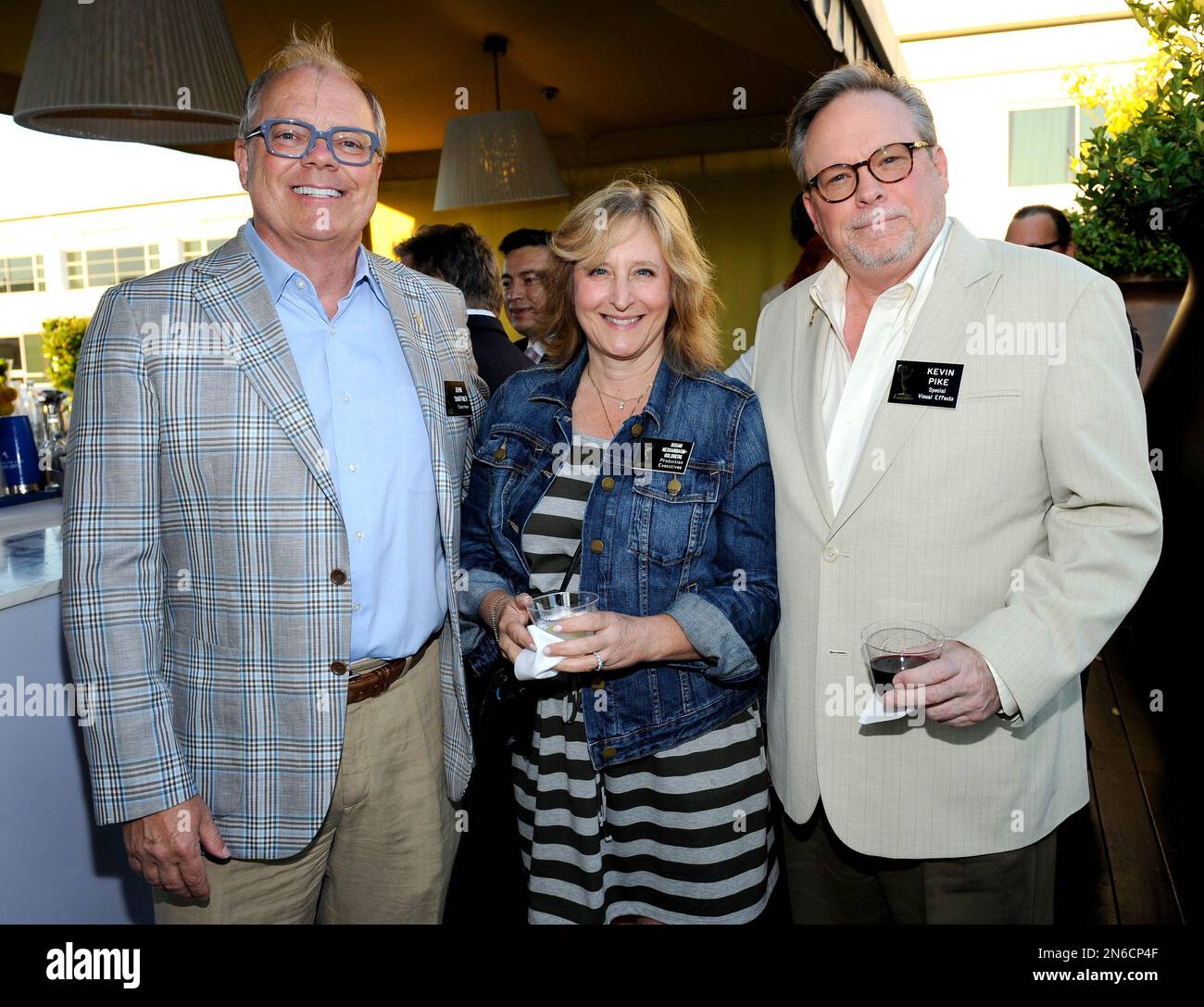 LOS ANGELES, CA - AUGUST 23: (L-R) Academy Chairman and CEO John ...