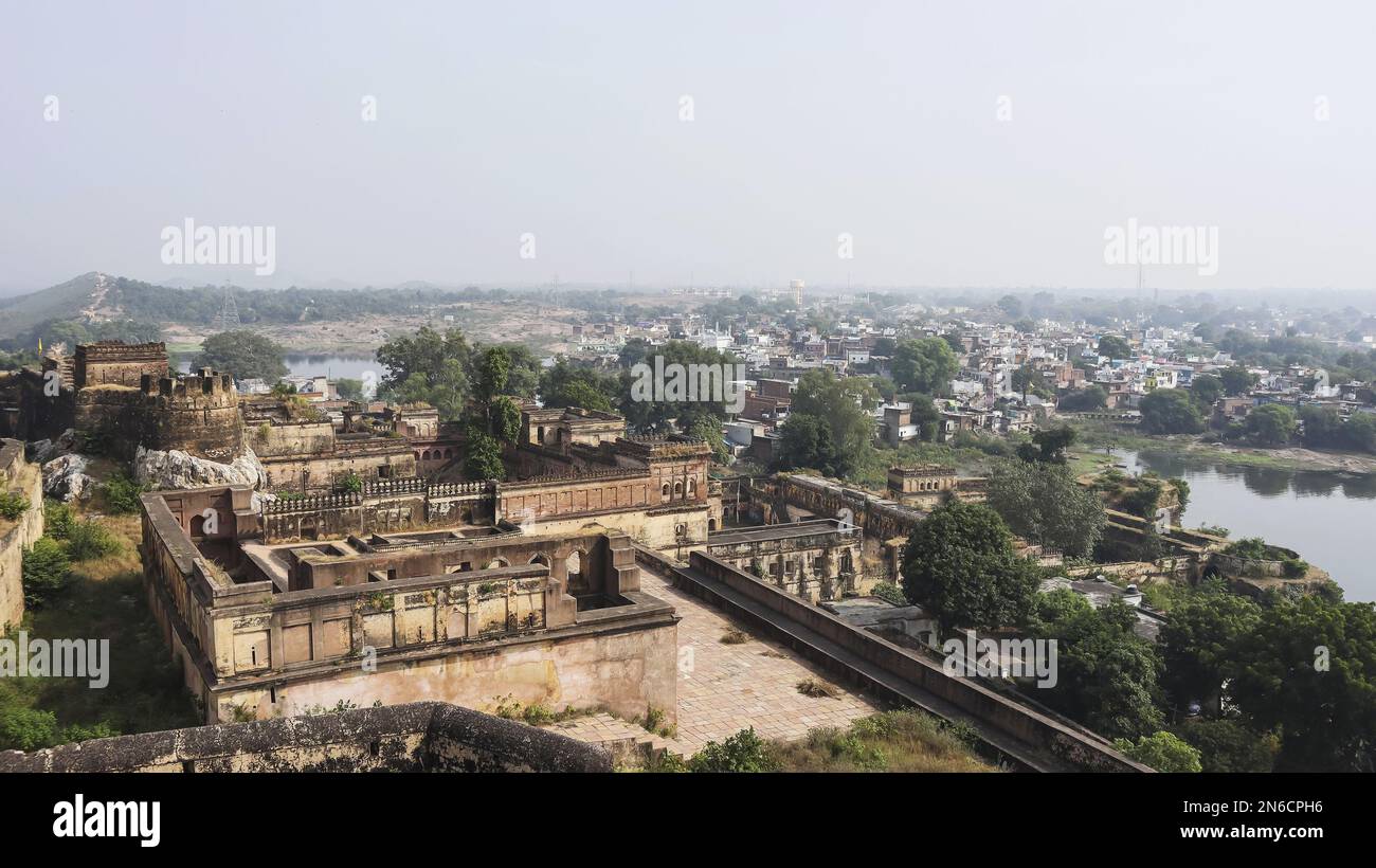 View of Ruined Palace of Baldevgarh Fort, Tikamgarh, Madhya Pradesh ...
