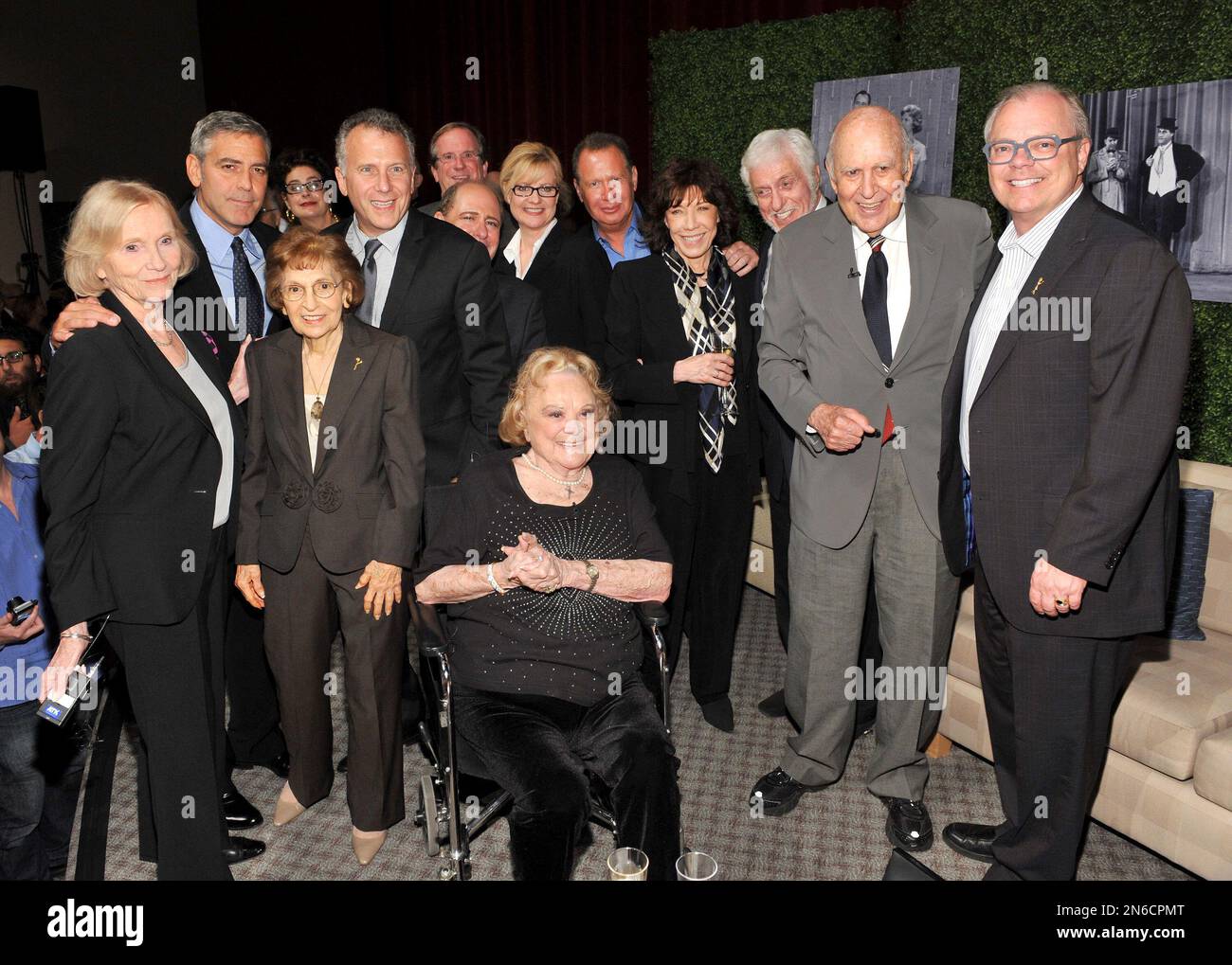 NORTH HOLLYWOOD, CA - OCTOBER 13: (L-R) Actors Eva Marie Saint, George ...