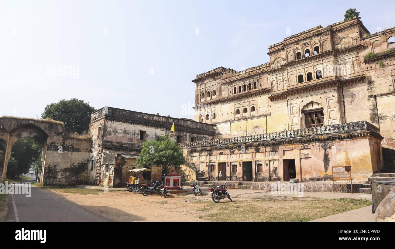 View of Fort Campus and Place Entrance of Baldevgarh Fort, Tikamgarh ...