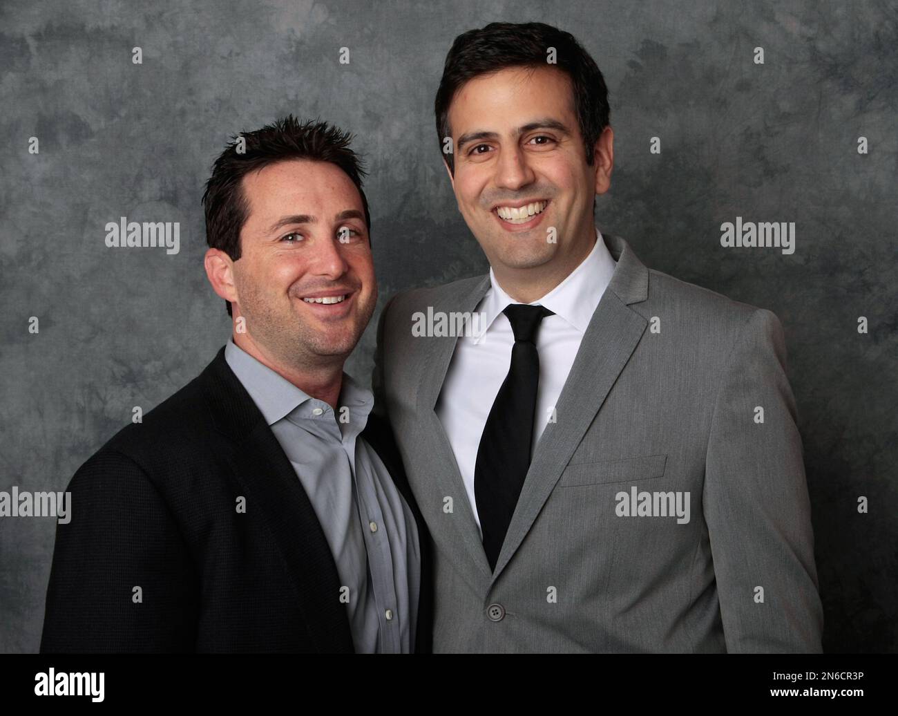 NORTH HOLLYWOOD, CA - NOVEMBER 9: (L-R) Brian Sher, Farhad Safinia ...