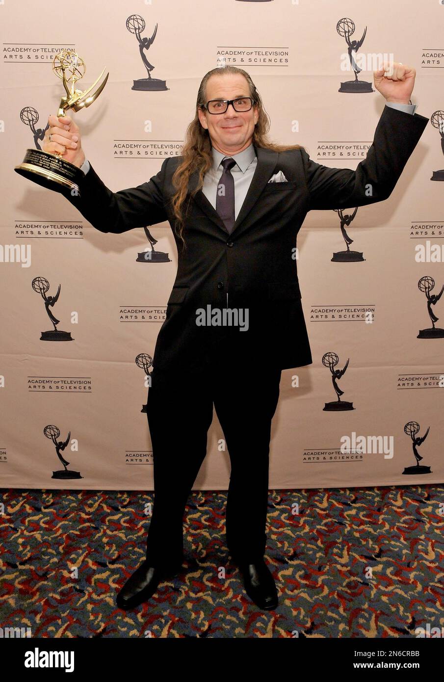 HOLLYWOOD, CA - OCTOBER 26: George Peters poses with the 'Ultimate Arm ...