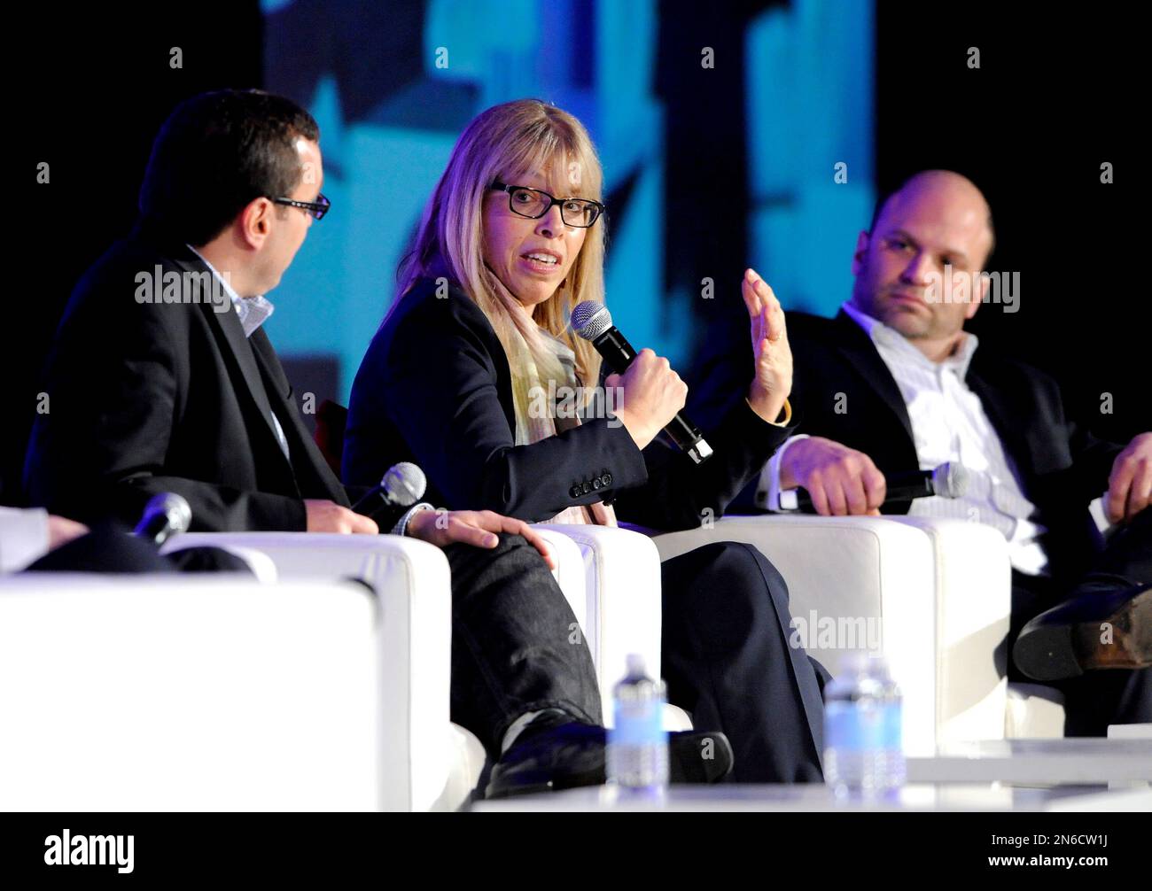 HOLLYWOOD, CA - MARCH 20: (L-R) EVP Marketing, Comedy Central Walter ...
