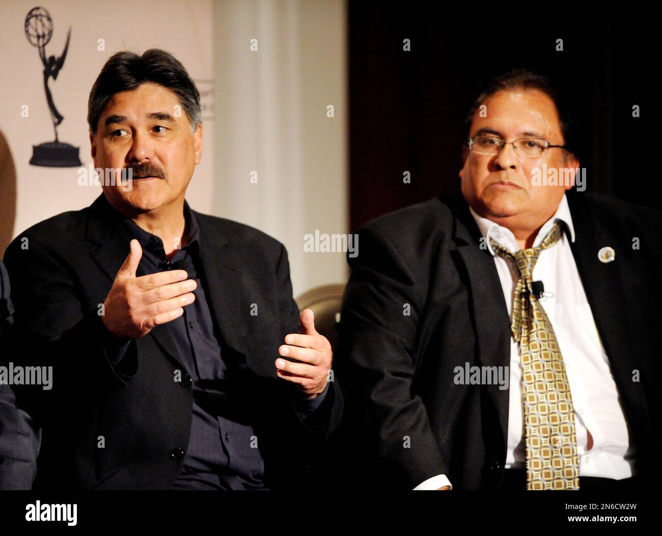 BEVERLY HILLS, CA - MAY 3: Executive Producer, Dennis Leoni (L) and ...