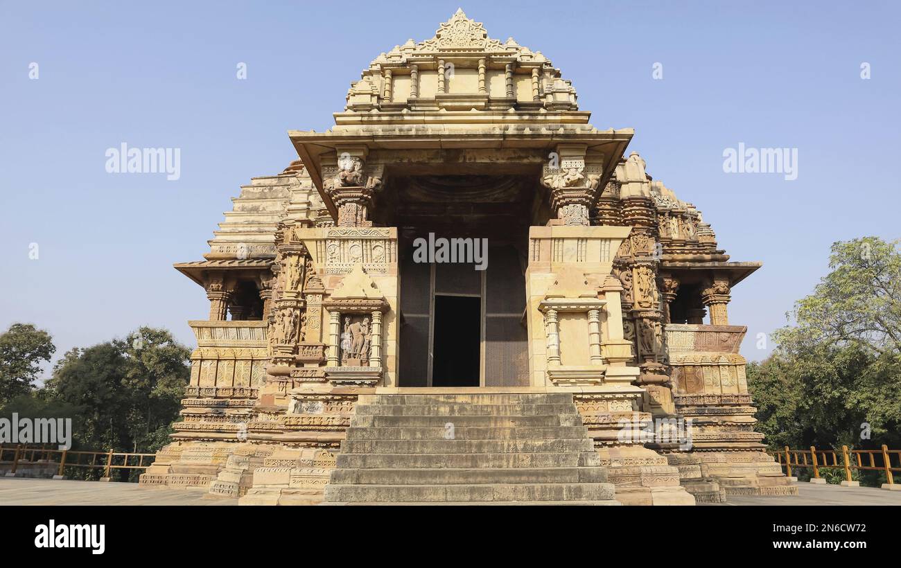DEVI JAGDAMBA TEMPLE, Fa√ßade, East View, Western Group, Khajuraho ...