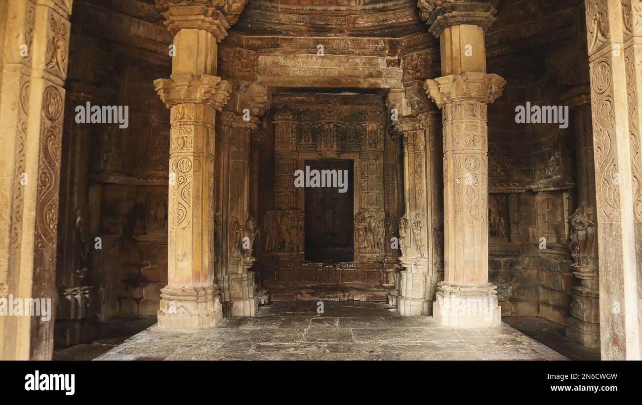 CHITRAGUPTA TEMPLE, Sanctum or Shrine with Surya idol, Western Group ...