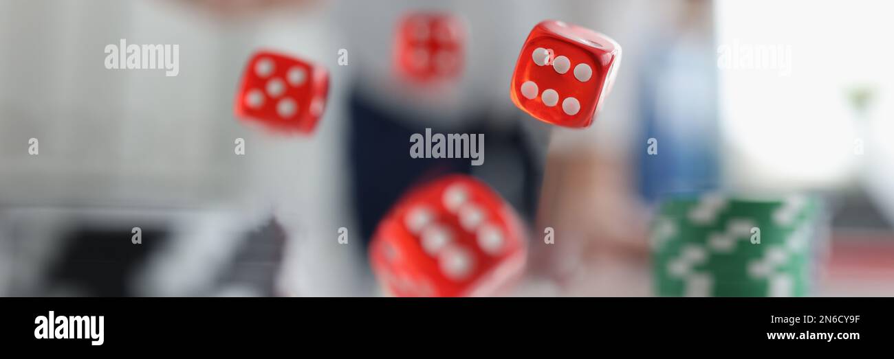 Businessman throwing dice hi-res stock photography and images - Alamy