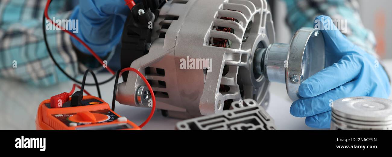 Generator stator hi-res stock photography and images - Alamy