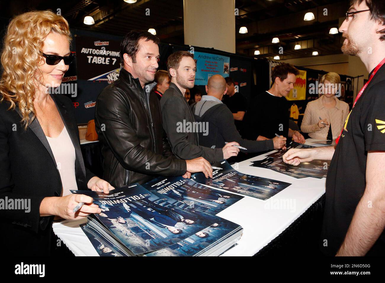 From left, Connie Nielsen, James Purefoy, Shawn Ashmore, Marcos Siega ...