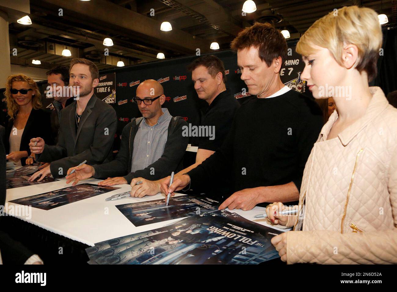 From left, Connie Nielsen, James Purefoy, Shawn Ashmore, Marcos Siega ...