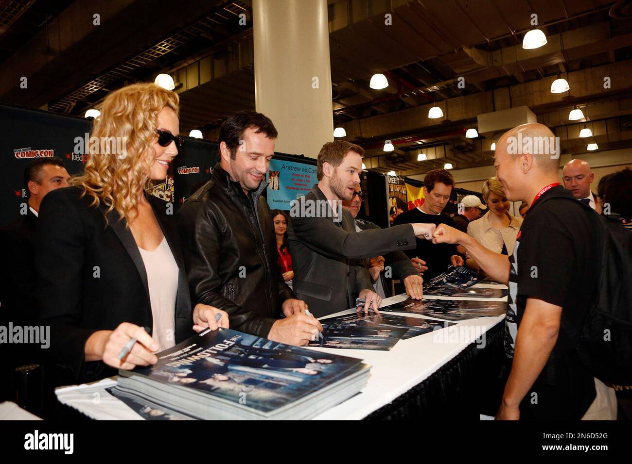 From left, Connie Nielsen, James Purefoy, Shawn Ashmore, Marcos Siega ...