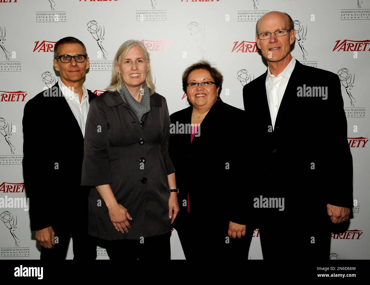 HOLLYWOOD, CA - MARCH 20: TV Summit Committee members (L-R), President ...