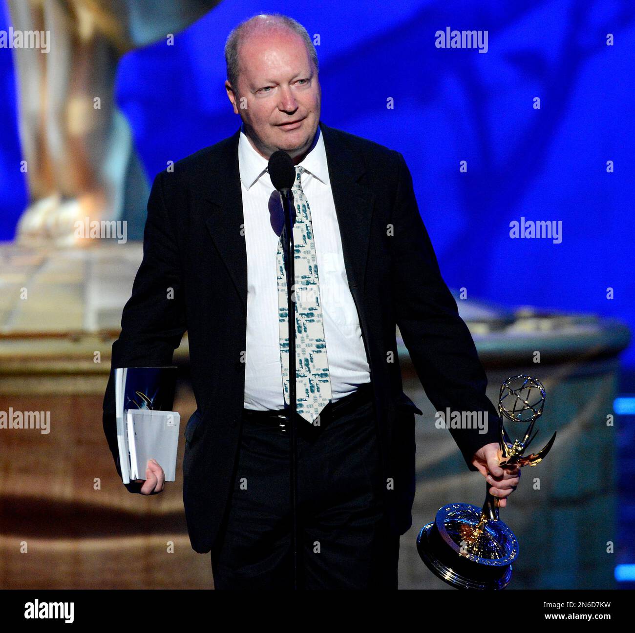 LOS ANGELES, CA - SEPTEMBER 15: John Lunn accepts the award for ...