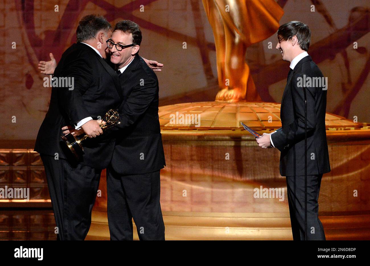 LOS ANGELES, CA - SEPTEMBER 15: Tom Kenny and Dane Boedigheimer present ...