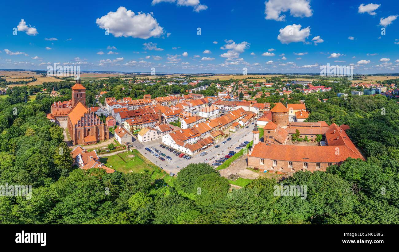 Reszel - a city in the Warmian-Masurian Voivodeship Stock Photo - Alamy