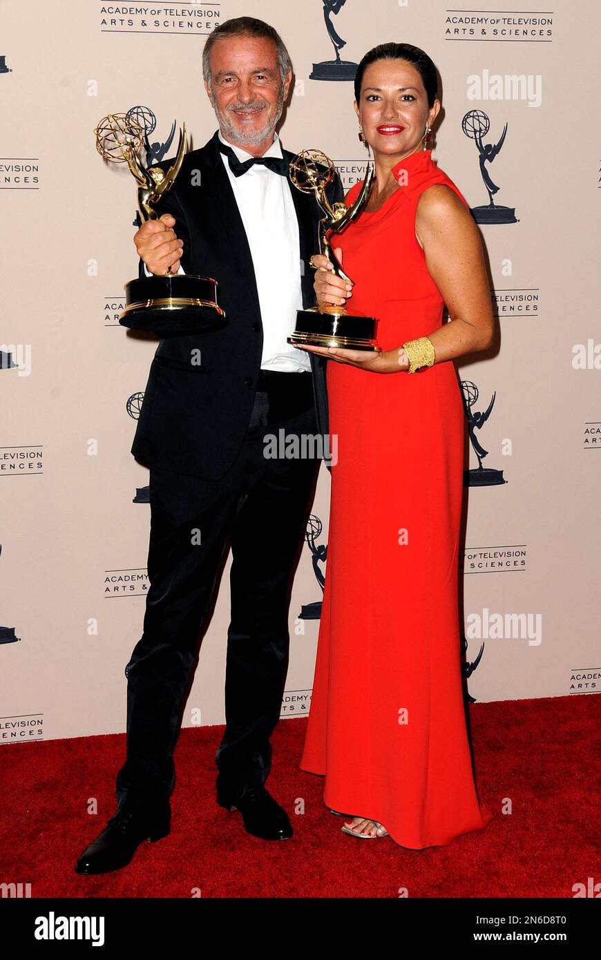 LOS ANGELES, CA - SEPTEMBER 15: (L-R) Mario Michisanti and Francesca ...