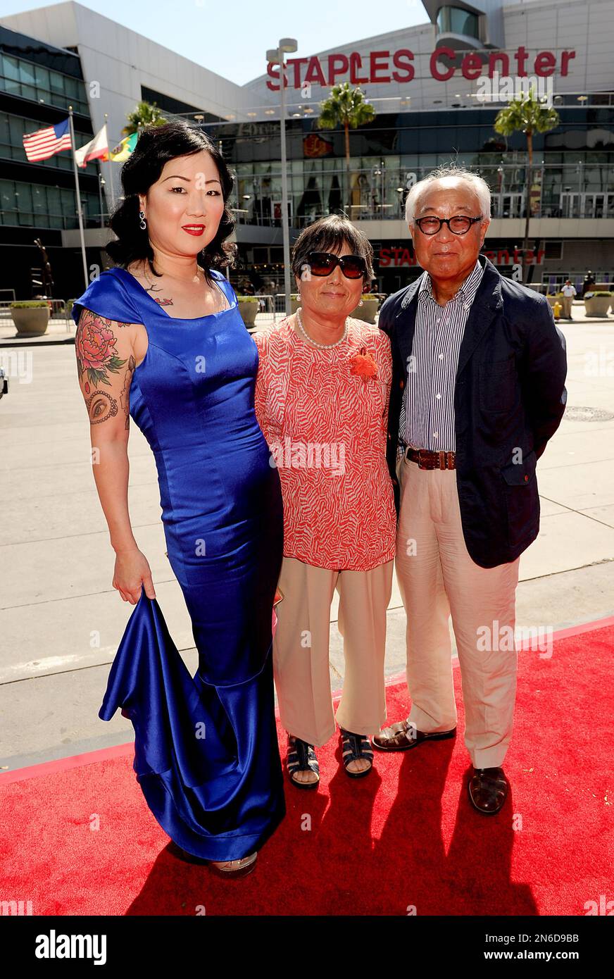 LOS ANGELES, CA - SEPTEMBER 15: Margaret Cho (L) arrives at the Academy ...