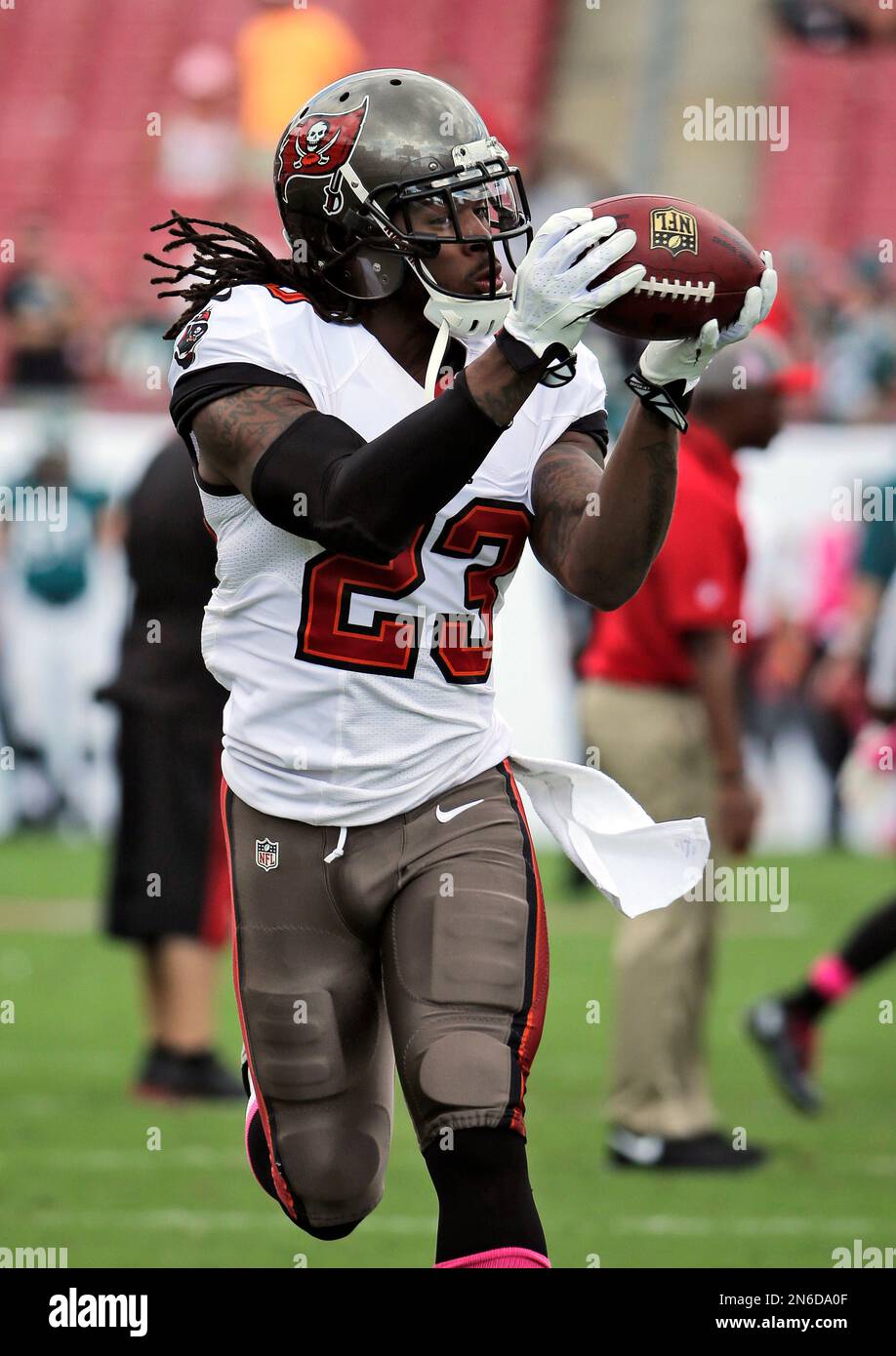 Tampa Bay Buccaneers strong safety Mark Barron (23) makes a catch ...
