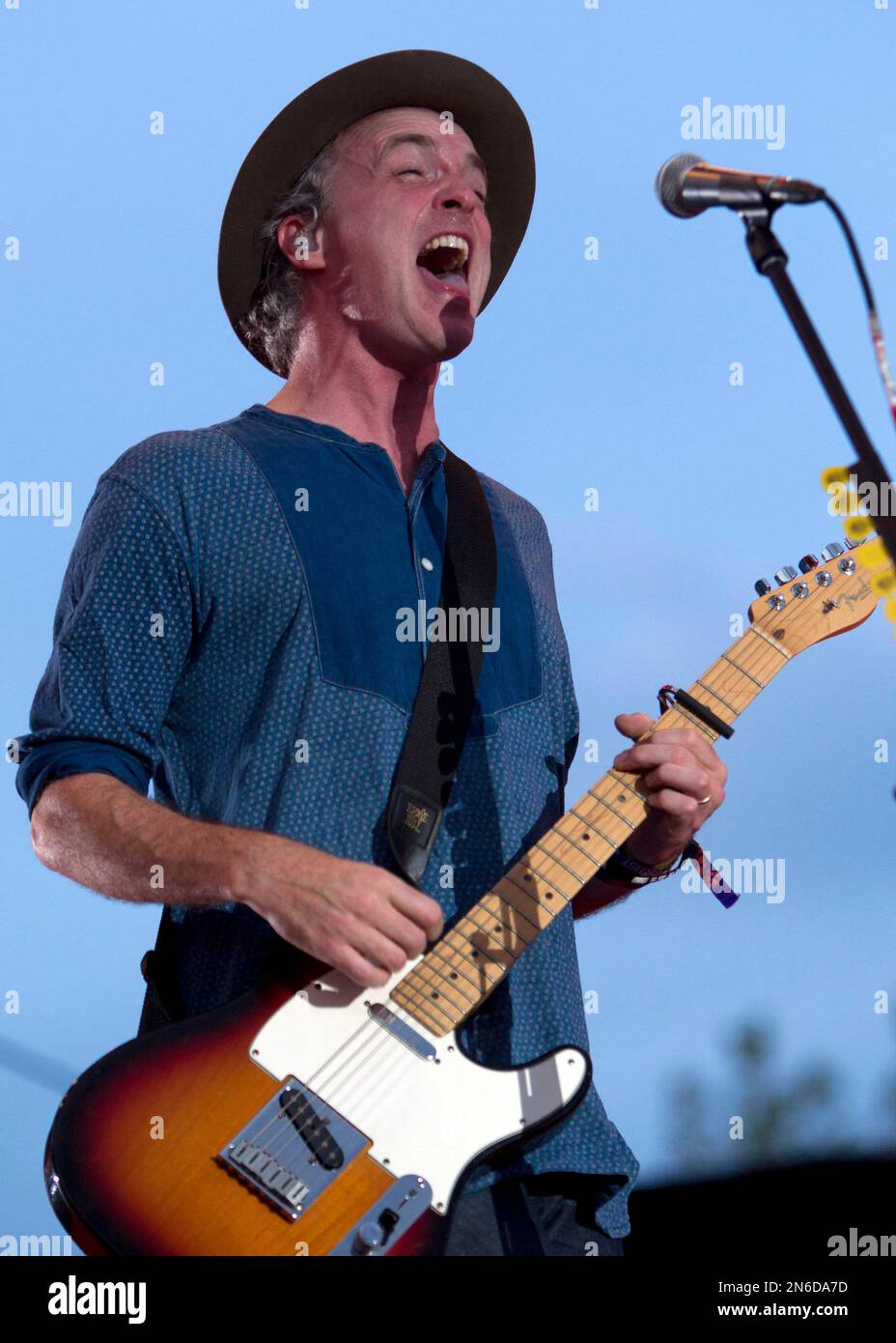 Francis "Fran" Healy from the Scottish rock band Travis, performs at ...