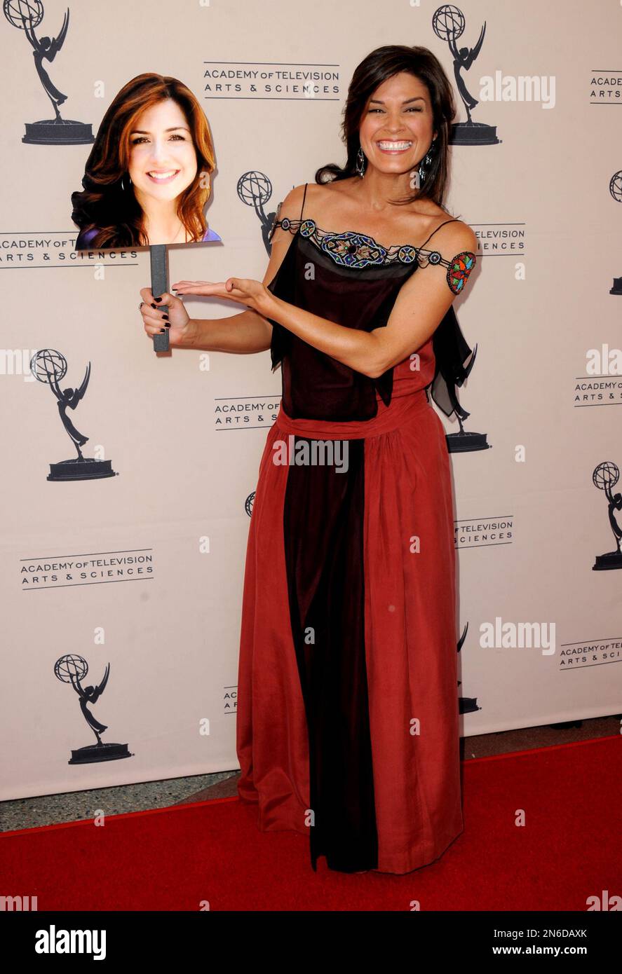 NORTH HOLLYWOOD, CA - AUGUST 11: ABC7's Tina Malave arrives at the ...