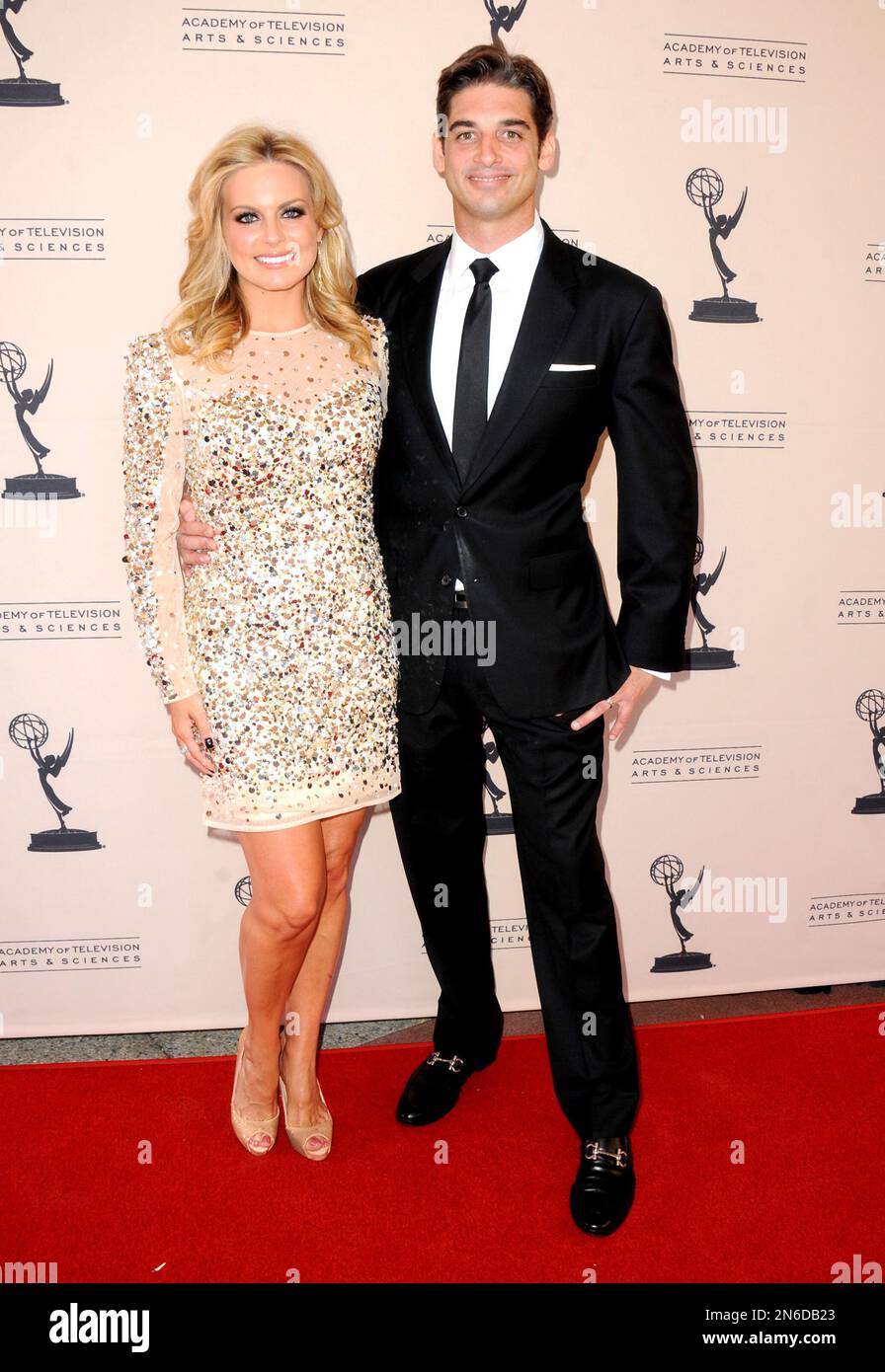 NORTH HOLLYWOOD, CA - AUGUST 11: Courtney Friel (L) and guest arrive at ...