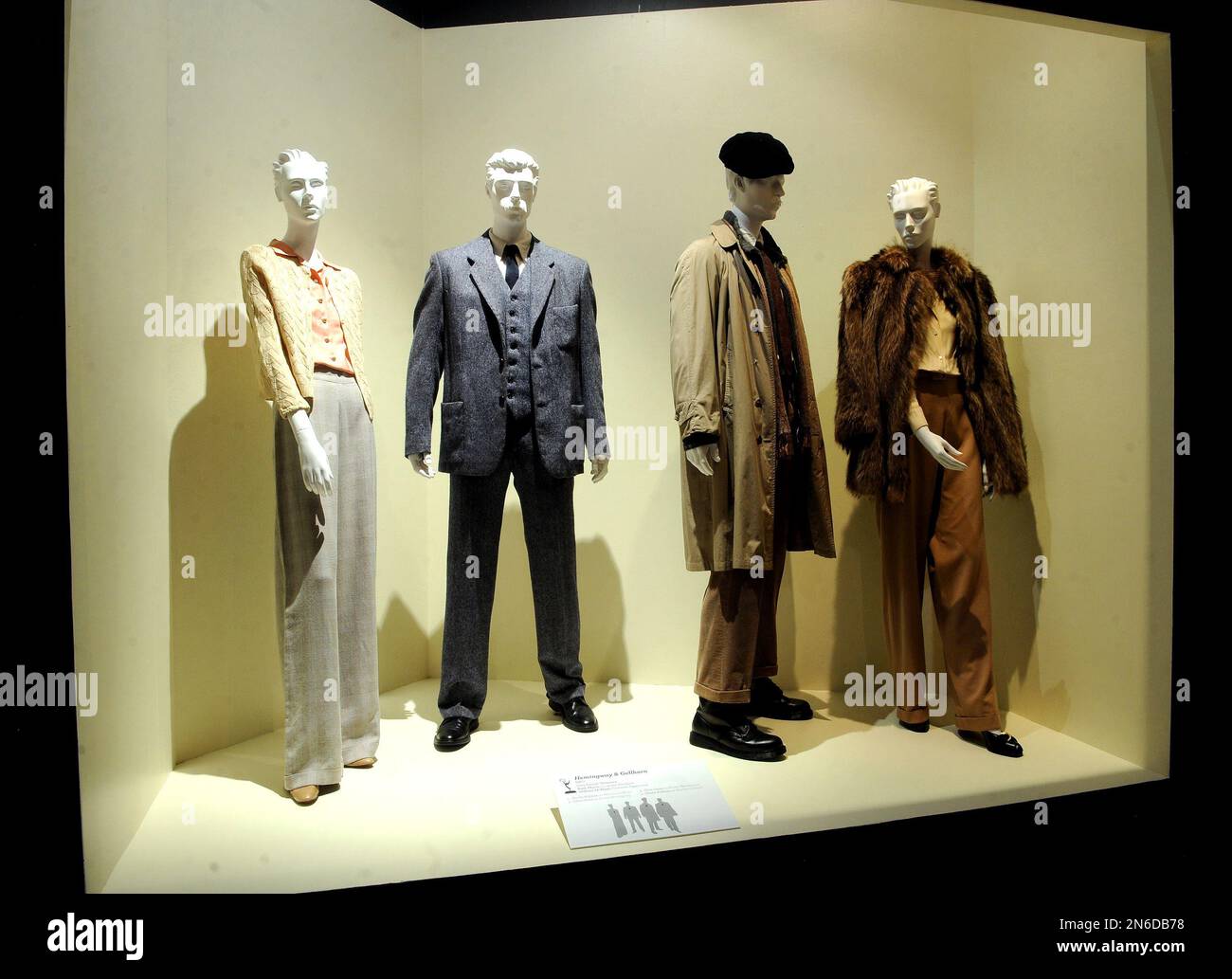 LOS ANGELES, CA - JULY 28: Costume designs from "Hemingway & Gellhorn ...