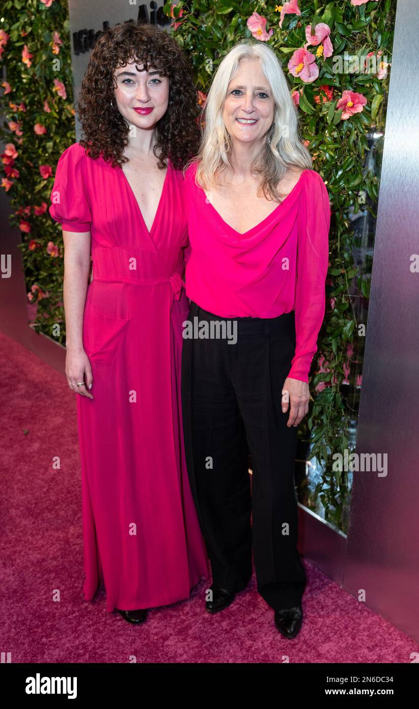 New York on February 9, 2023 Violet Savage and Nanette Lepore pose ...